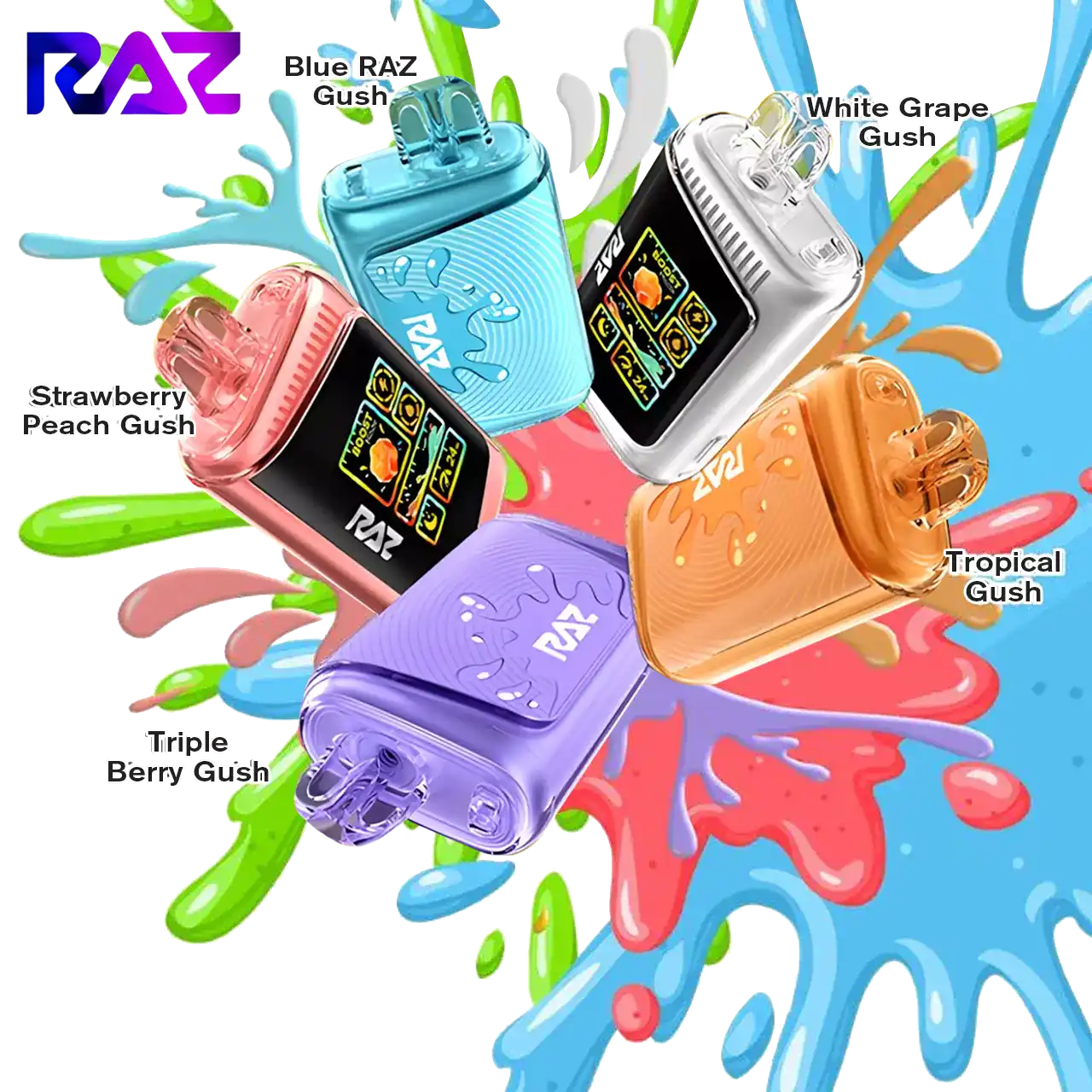 Raz Vape Flavors 25000 | RAZ DC25000 Flavors/RAZ LTX 25000